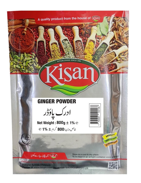 Kisan Ginger Powder 800 Grams HORECA Pack